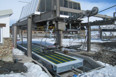 Belt Conveyors for Skiers - snow sector tapes - TUSA