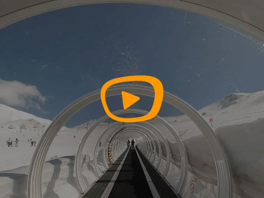 Installations - TUSA Conveyor belts. Snow sector tapes